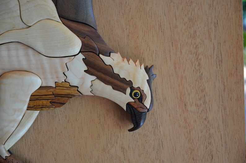 Osprey Intarsia Art - Etsy
