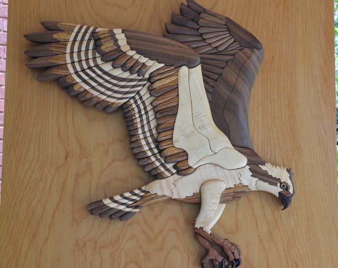 Osprey Intarsia Art - Etsy