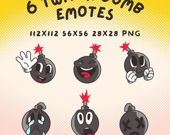 Twitch Bomb Emotes - Etsy