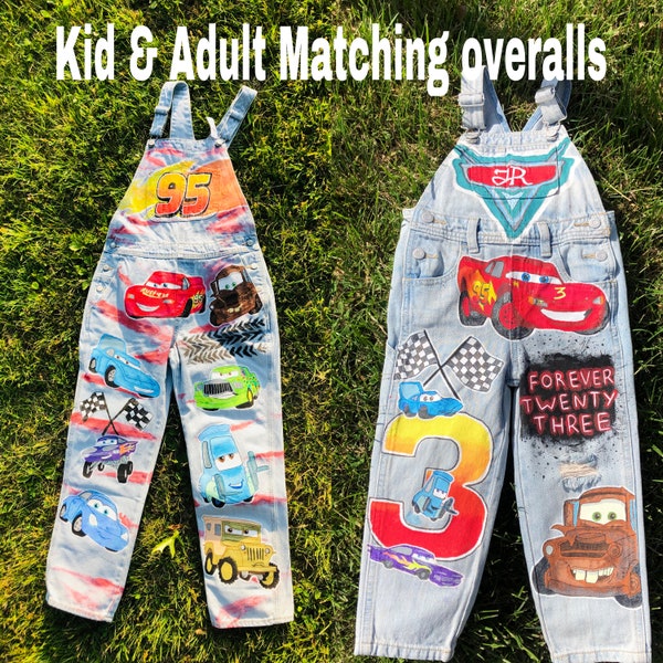 Handpainted Overalls - Etsy