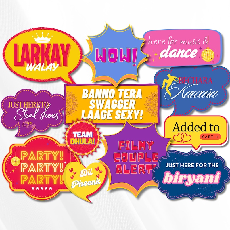 Team Bride Photo Booth Props - Etsy