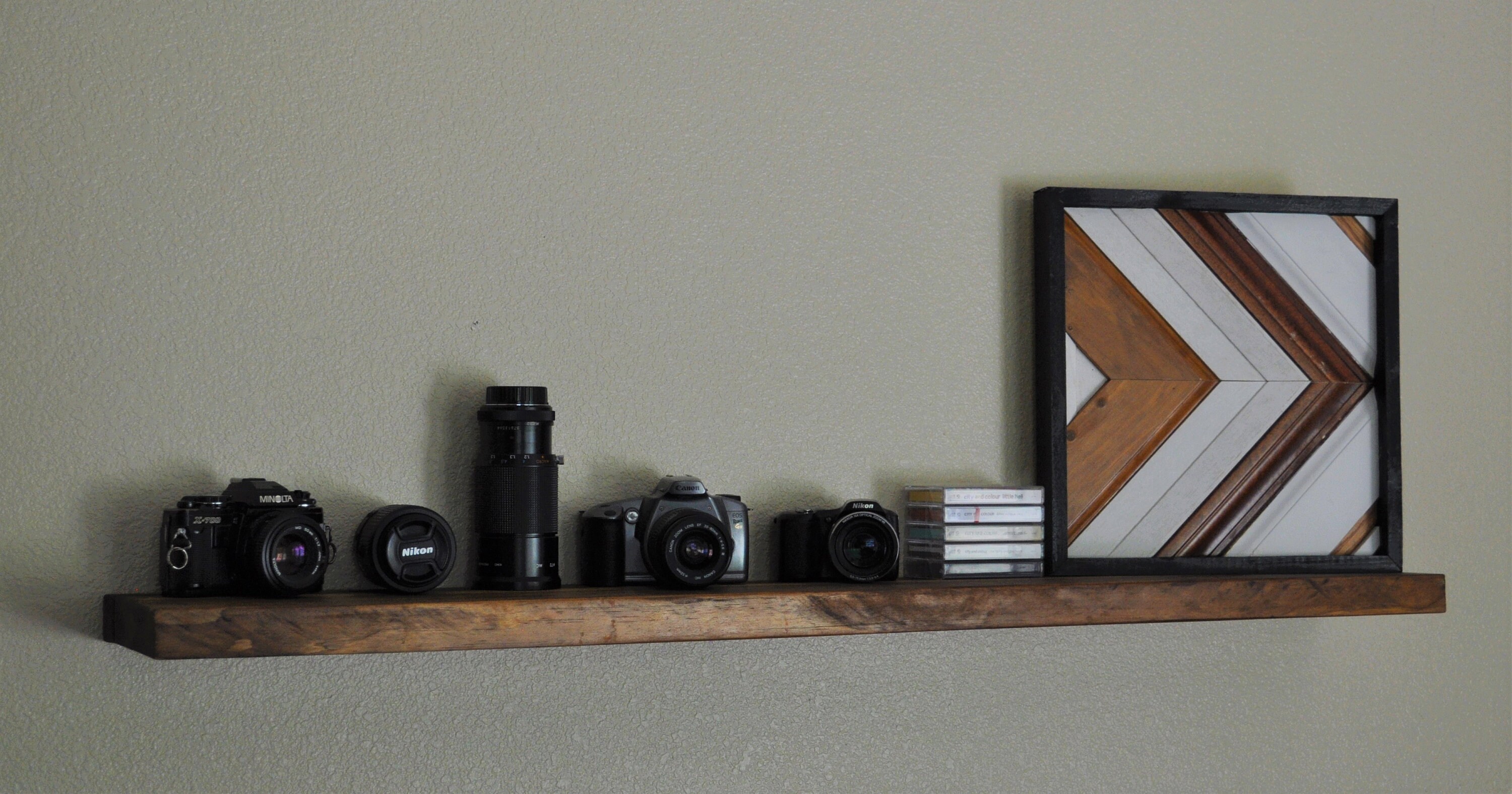 Heavy Duty Floating Shelf Rustic Farmhouse True Floating Shelves ...