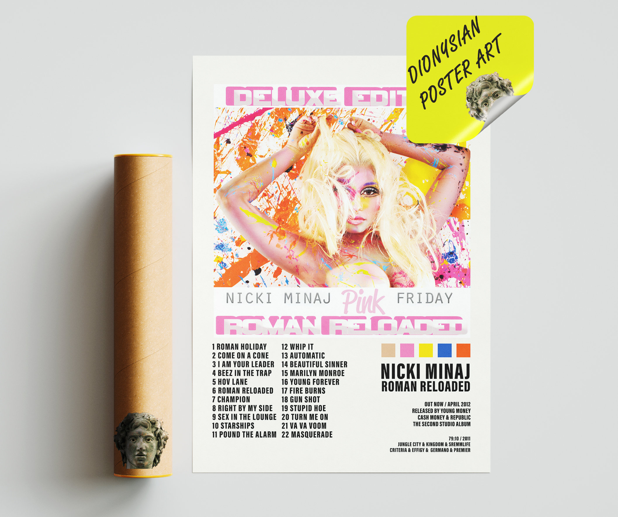 Nicki Minaj Roman Reloaded Album Cover Deluxe