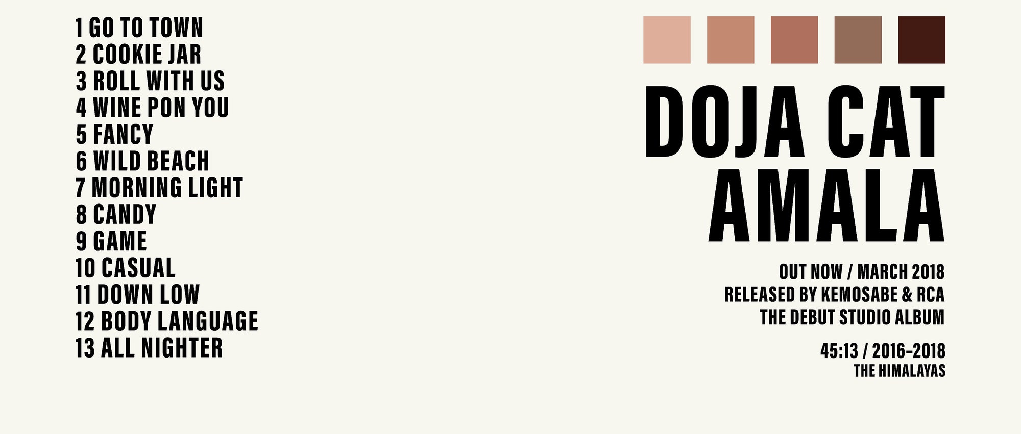 Doja Cat, Amala Poster