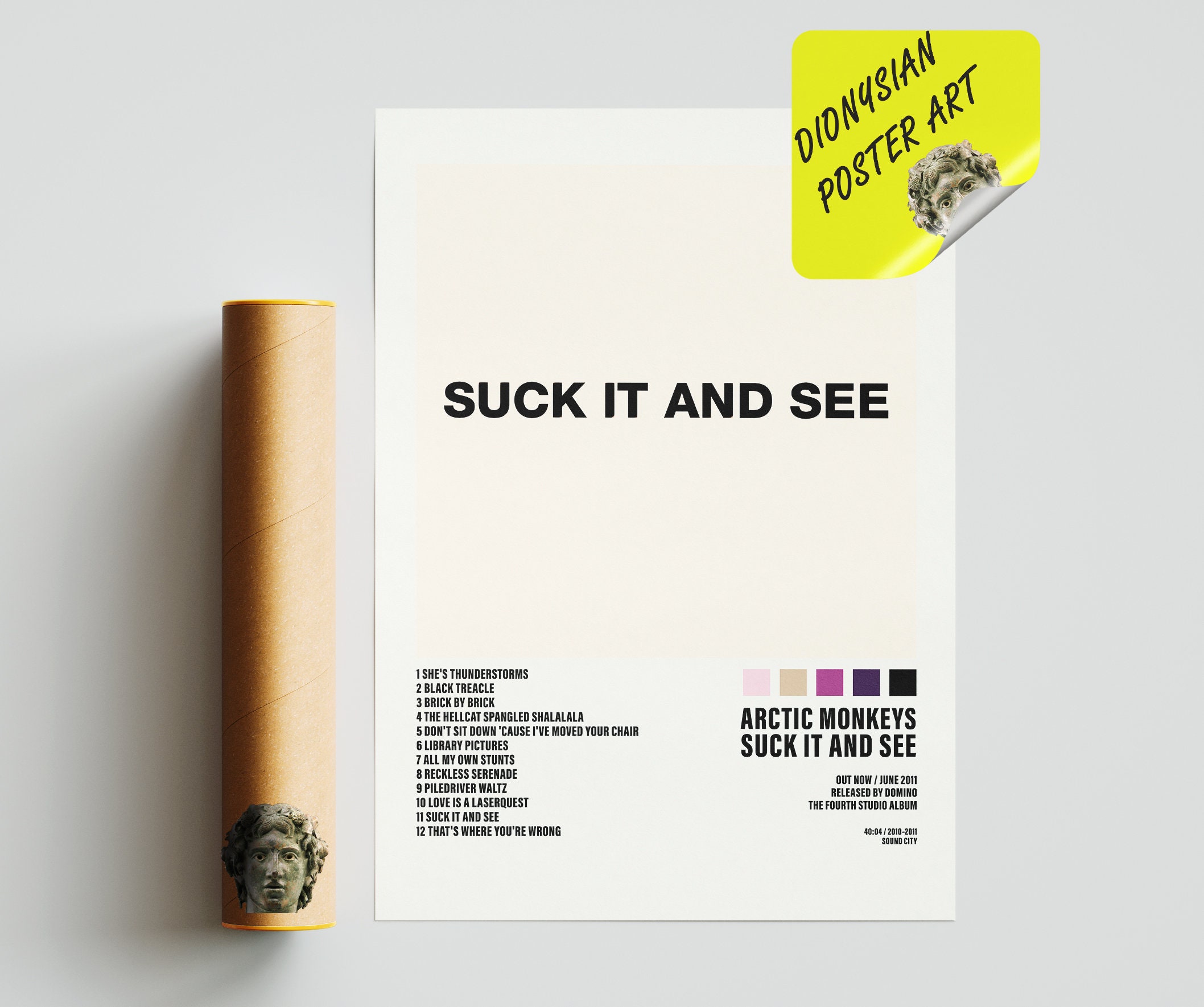 Arctic Monkeys Suck It And See Poster