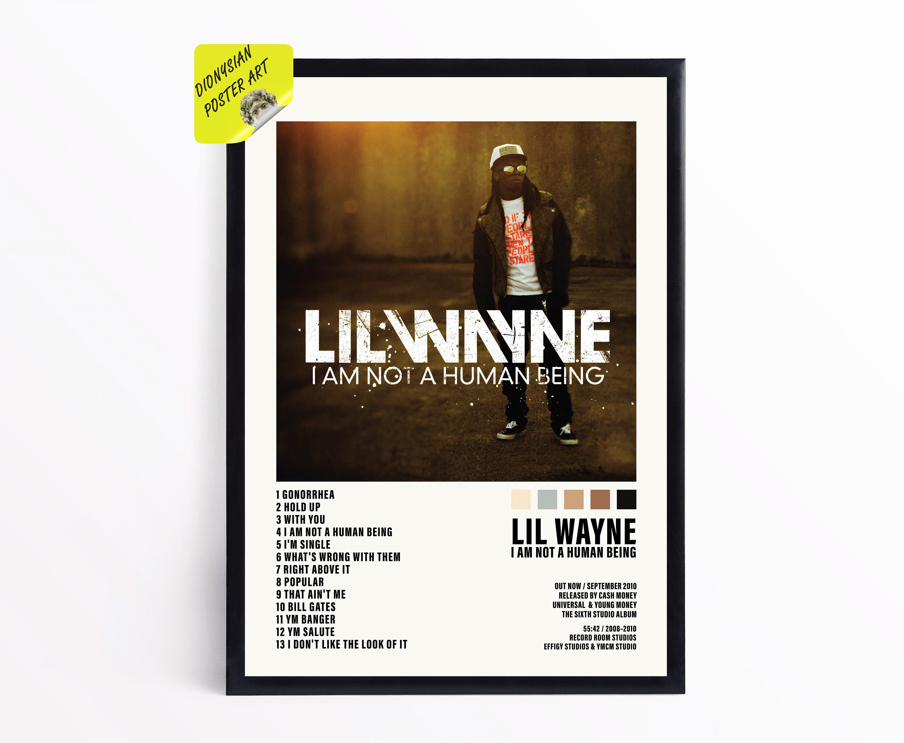 Lil Wayne Album Cover I Am Not A Human Being