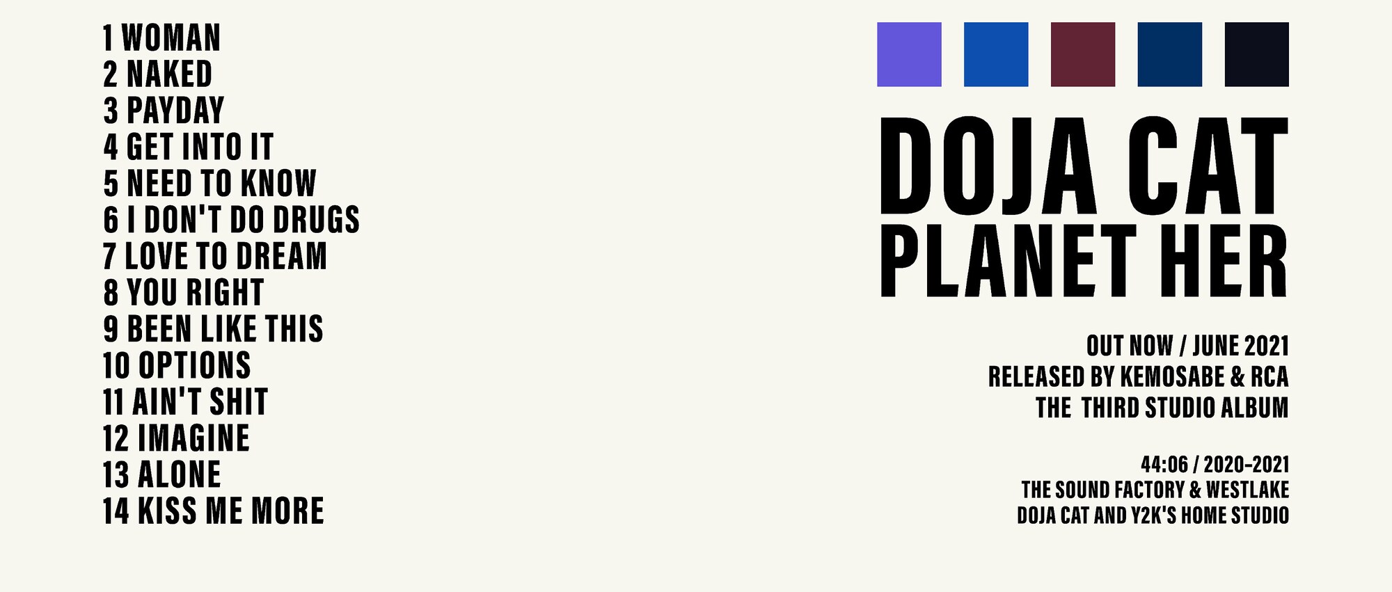 Doja Cat, Planet Her Poster