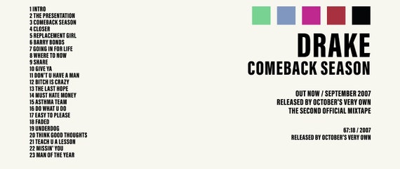 Drake Comeback Season 2