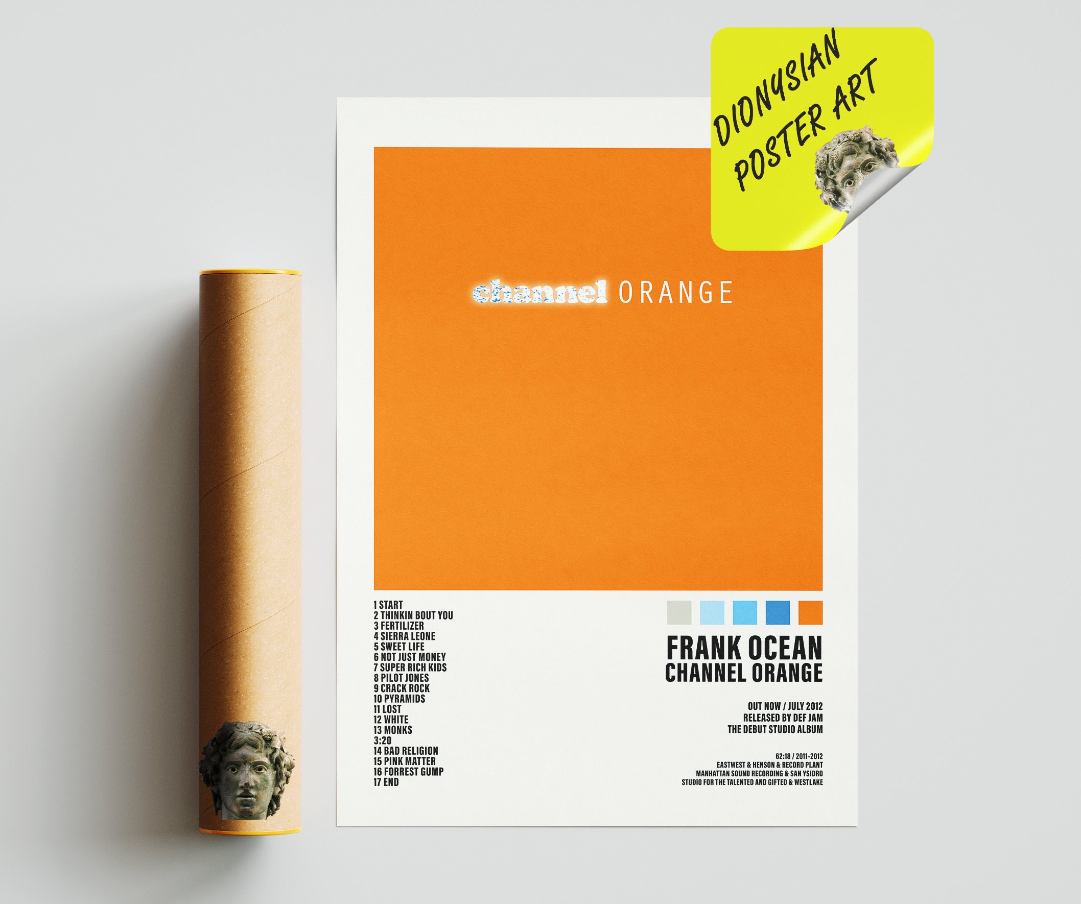 Frank Ocean Channel Orange Tracklist