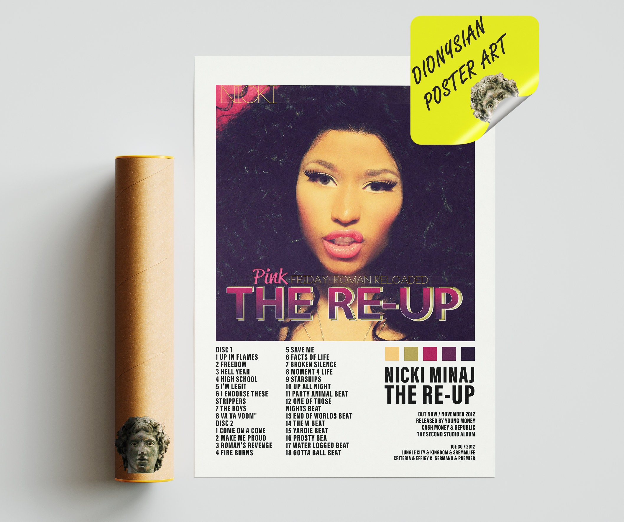 Nicki Minaj Pink Friday Roman Reloaded The Re Up Album Cover
