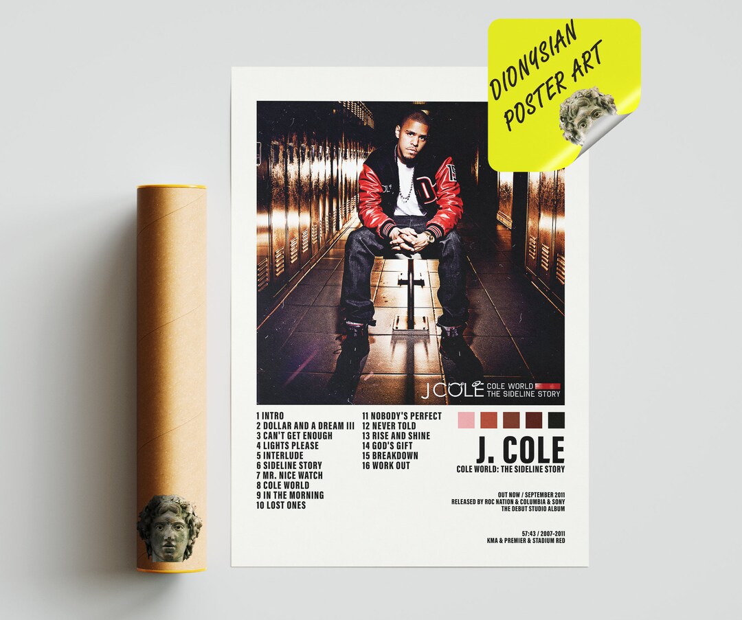 J. Cole Cole World: the Sideline Story Album Cover Poster - Etsy