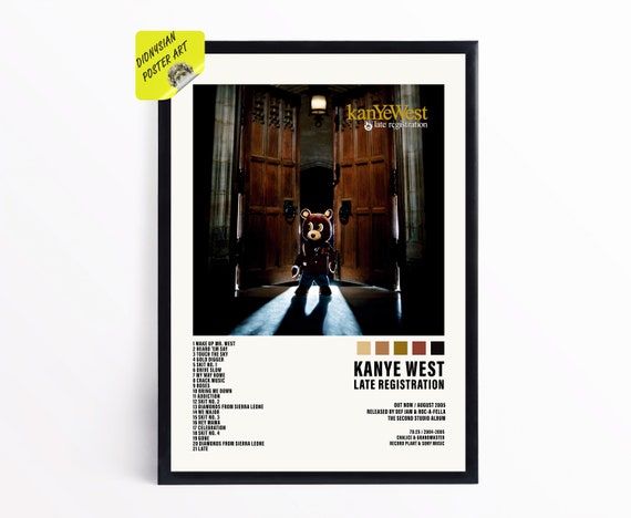 Kanye West Album Cover Late Registration