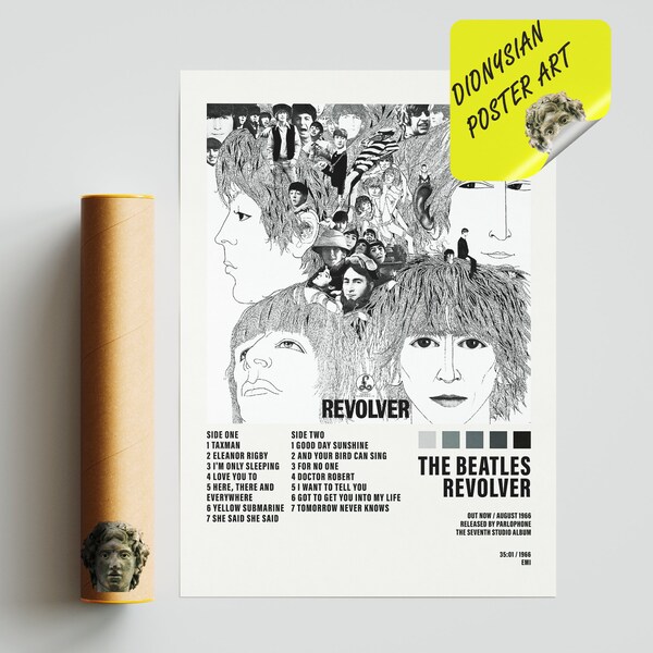 Beatles Revolver Album Poster - Etsy
