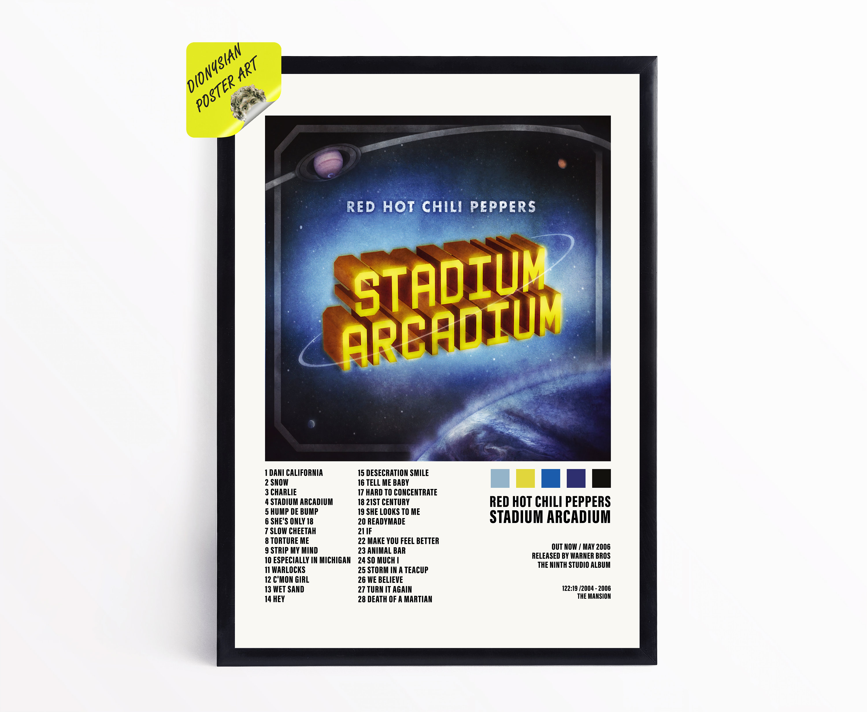 Red Hot Chili Peppers Stadium Arcadium Poster