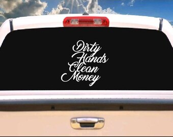 Dirty Money Decal - Etsy