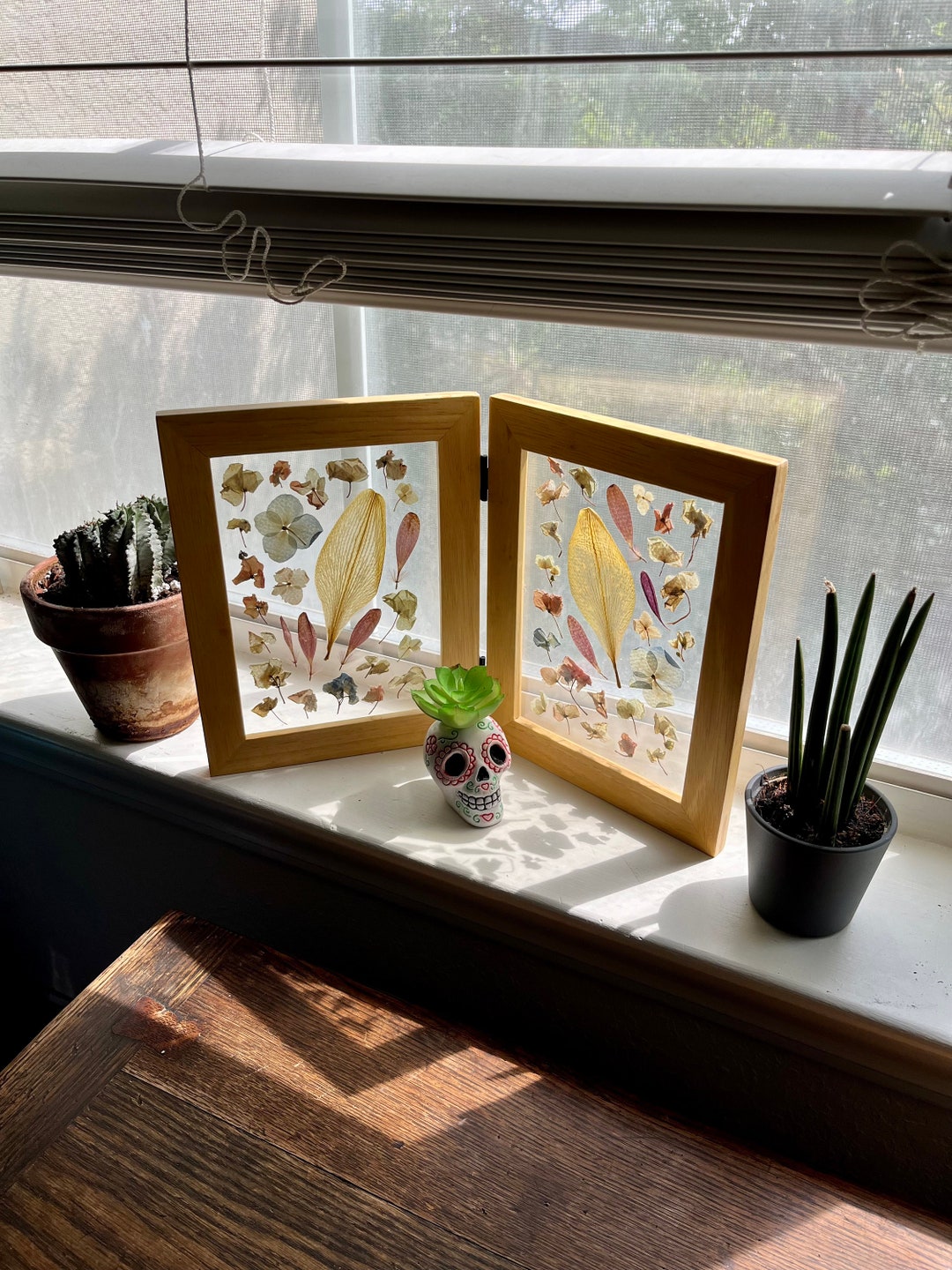 Standing Pressed Flower Frame - Etsy