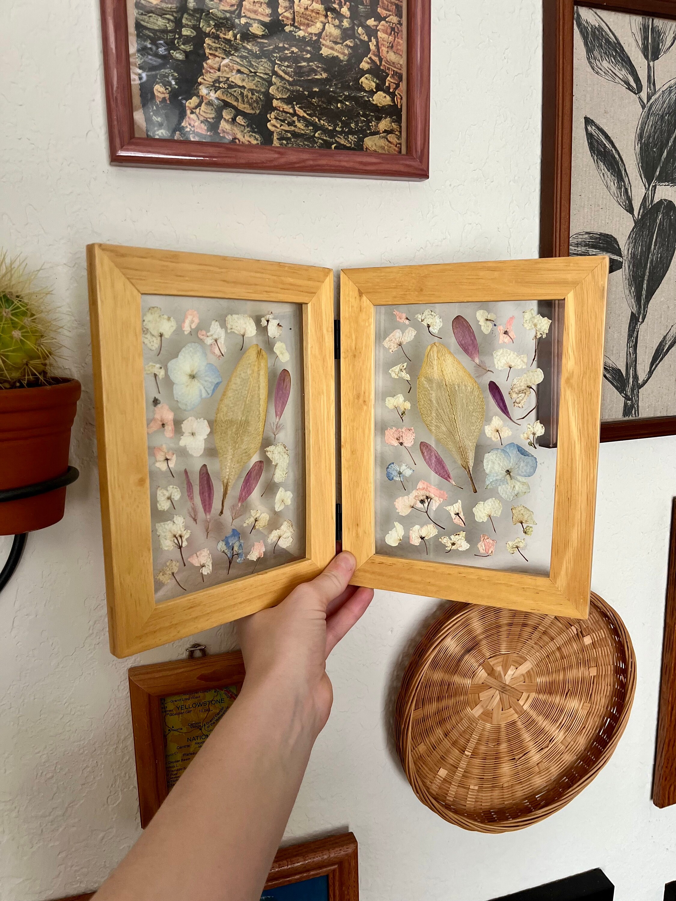 Standing Pressed Flower Frame - Etsy