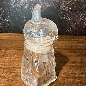 Vintage Glass Bunny Candy Container - Etsy