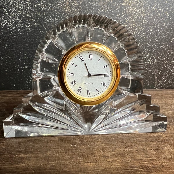 Small Crystal Clock - Etsy