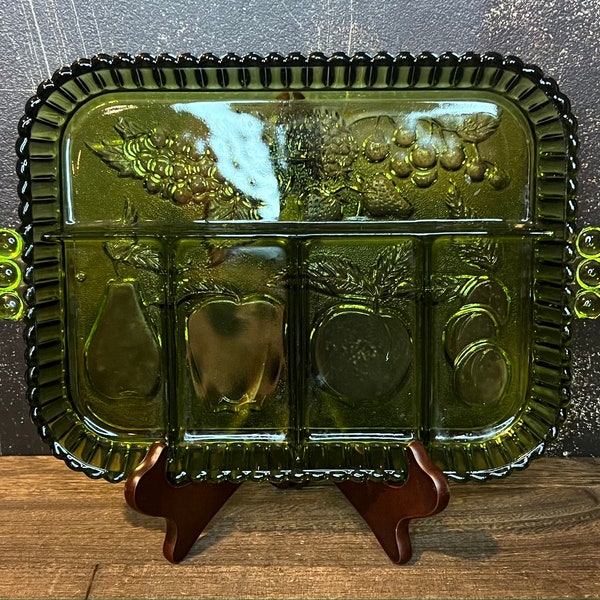 Glass Compartment Tray - Etsy