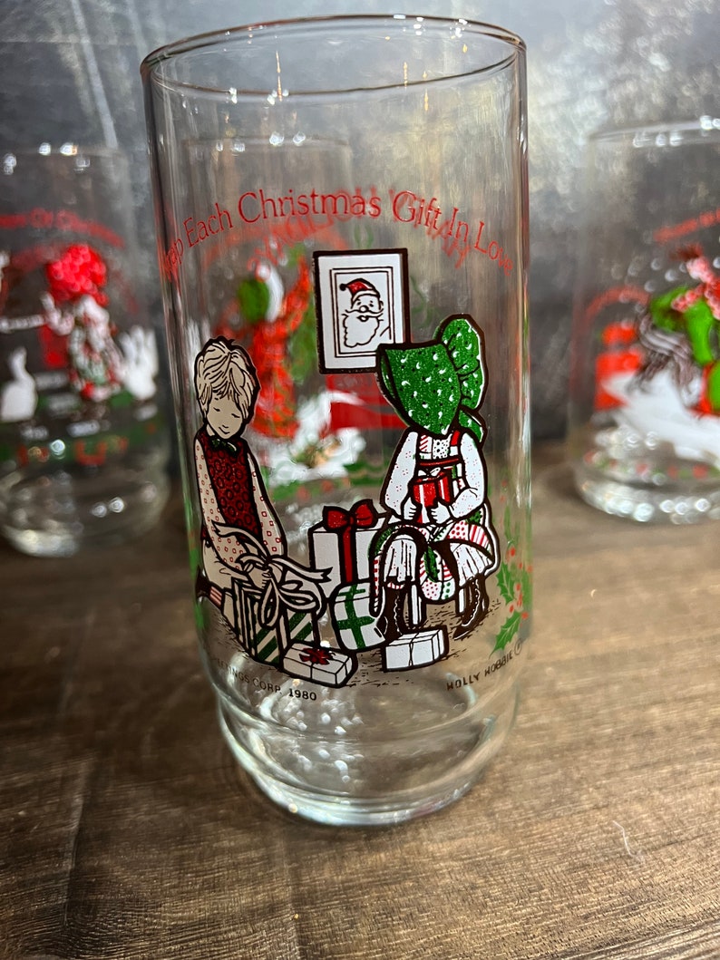 Set Of 4 Vintage 1980s Holly Hobbie Coca Cola American Etsy