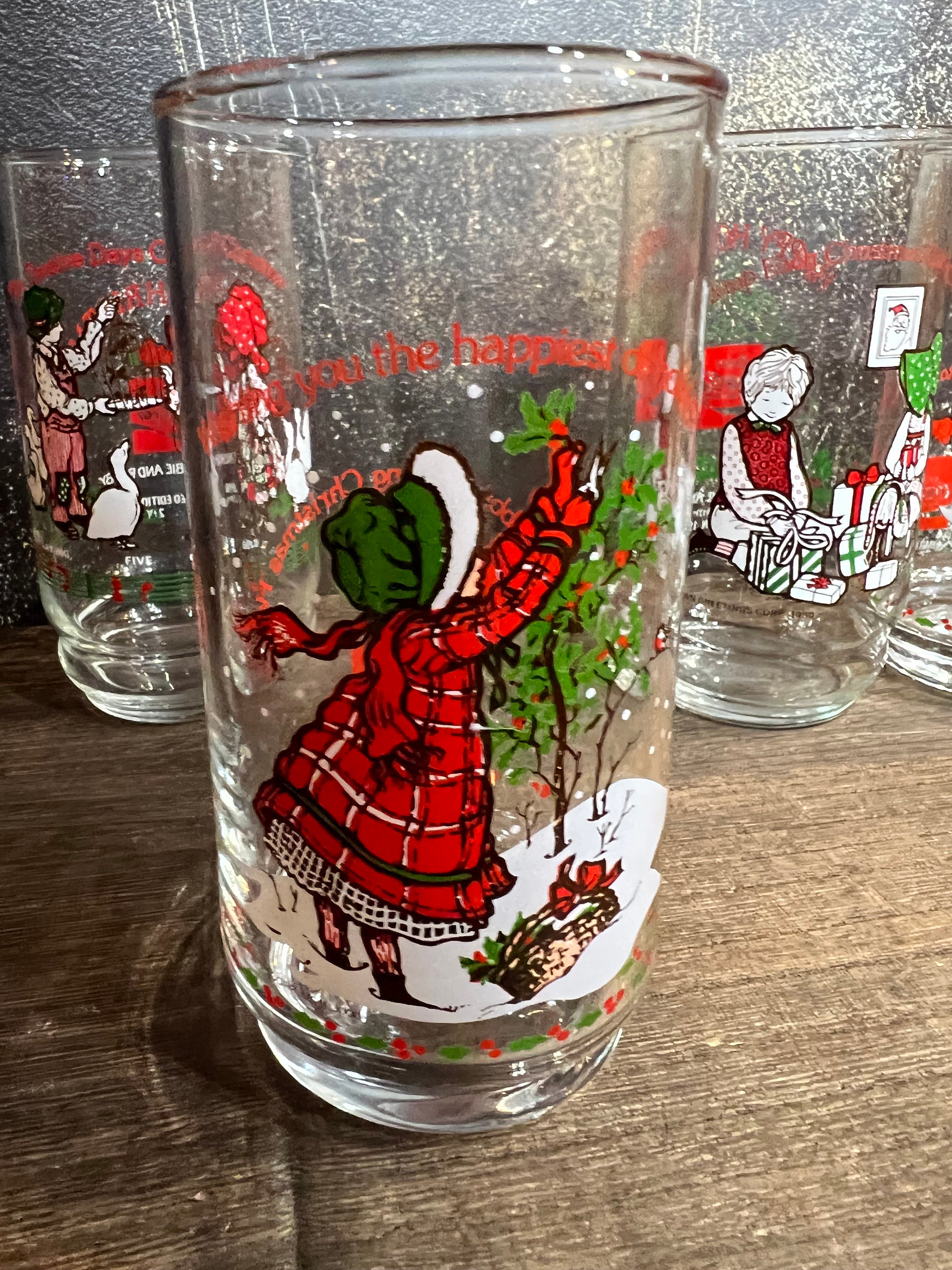 Set Of 4 Vintage 1980s Holly Hobbie Coca Cola American Etsy