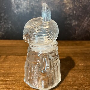 Vintage Glass Bunny Candy Container - Etsy