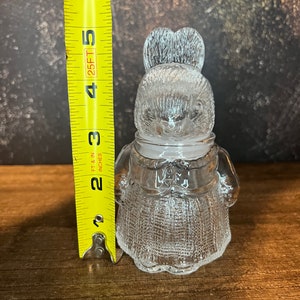 Vintage Glass Bunny Candy Container - Etsy