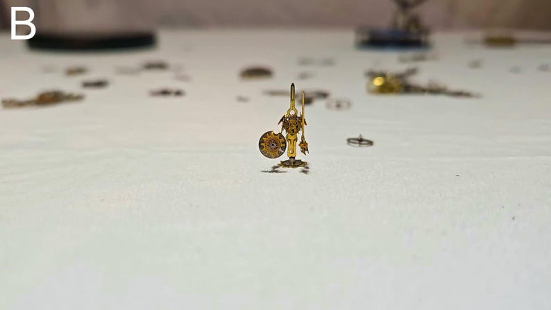 Steampunk: GEAR WATCH Scouting Team, Sword Shield, Spear. Clockwork ...
