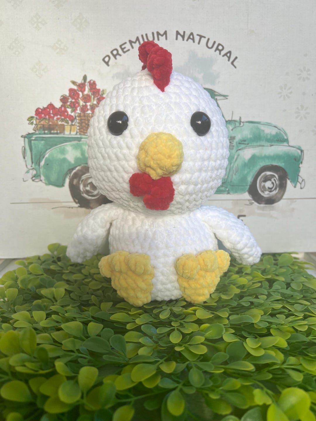 Crocheted Cute Chicken - Etsy