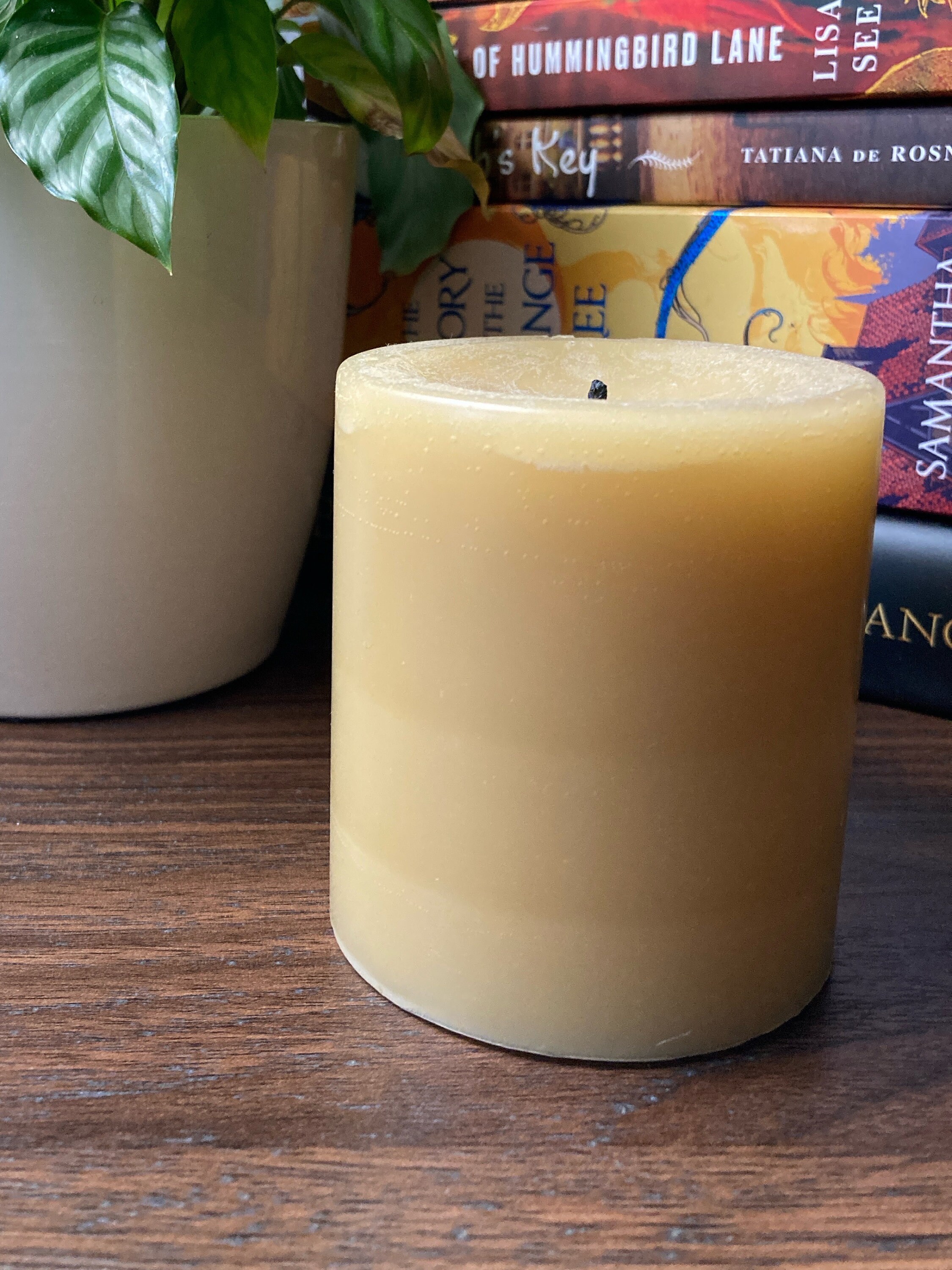 100% Beeswax 3x3 Inch Pillar Candle in Assorted Colors - Etsy