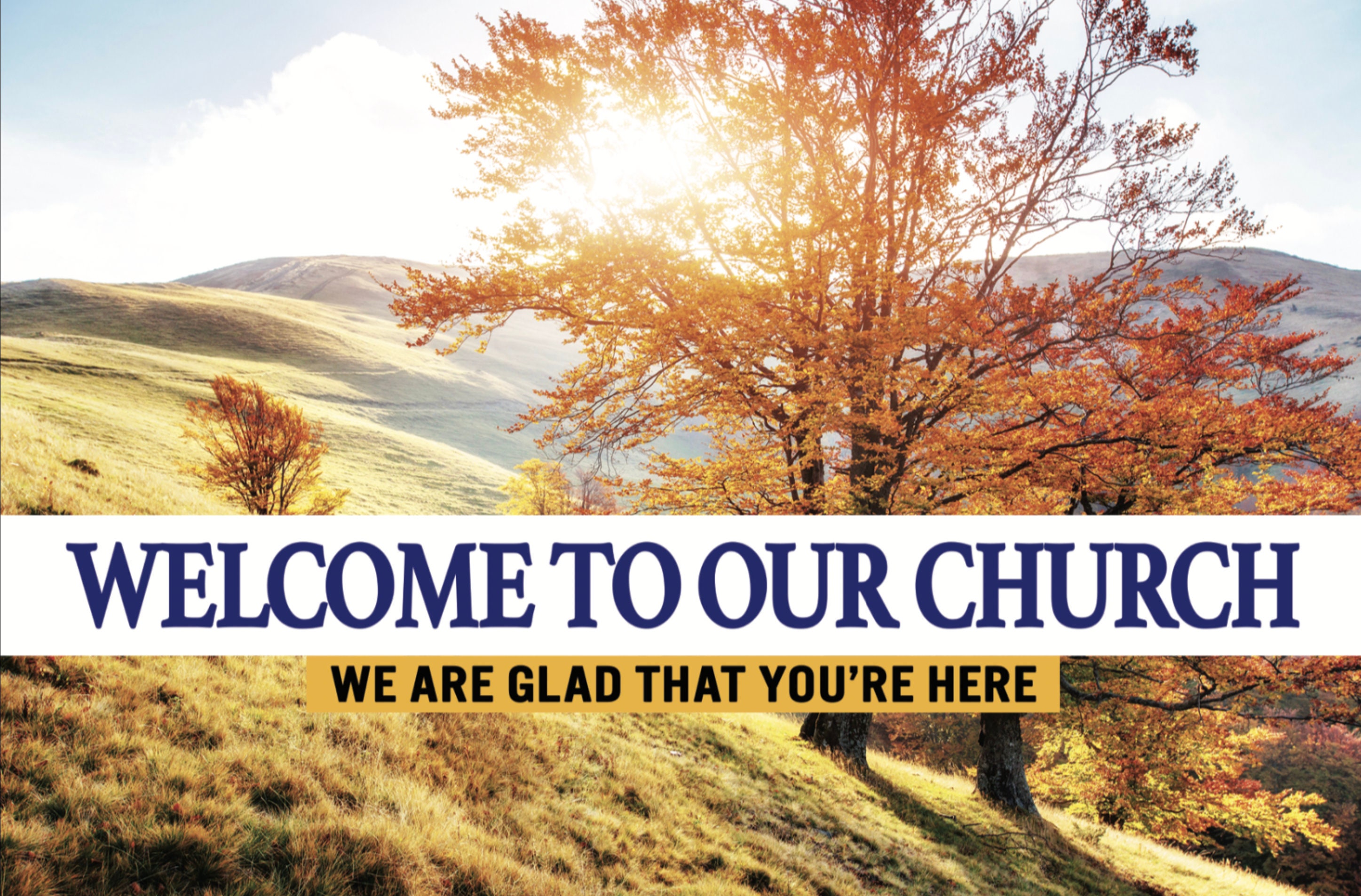 Welcome Church Visitor Cards - Postcards/ Pack of 50 - Etsy