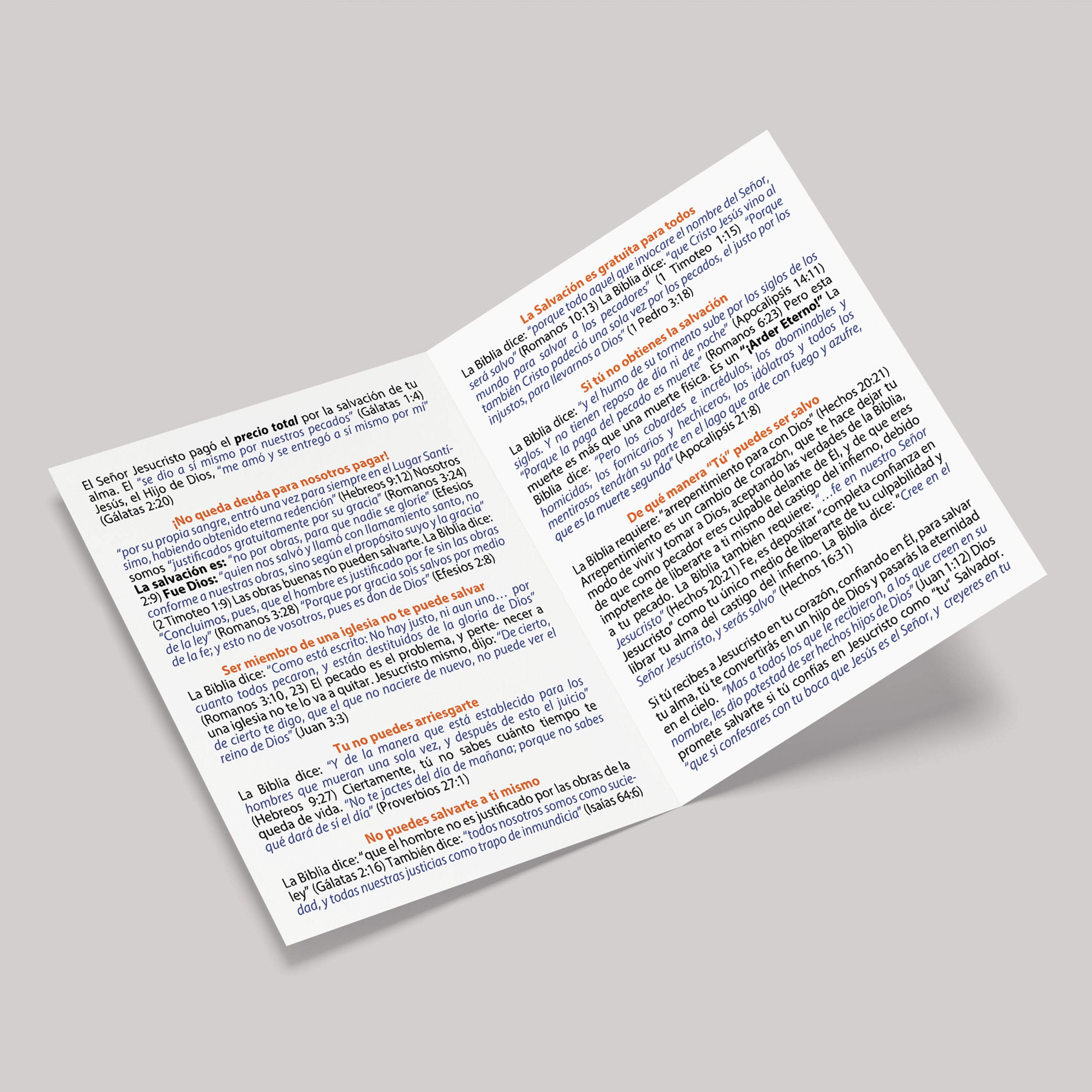 Evangelizing Tracts / Christian Tracts, Pack of 100 - Now With Bond ...