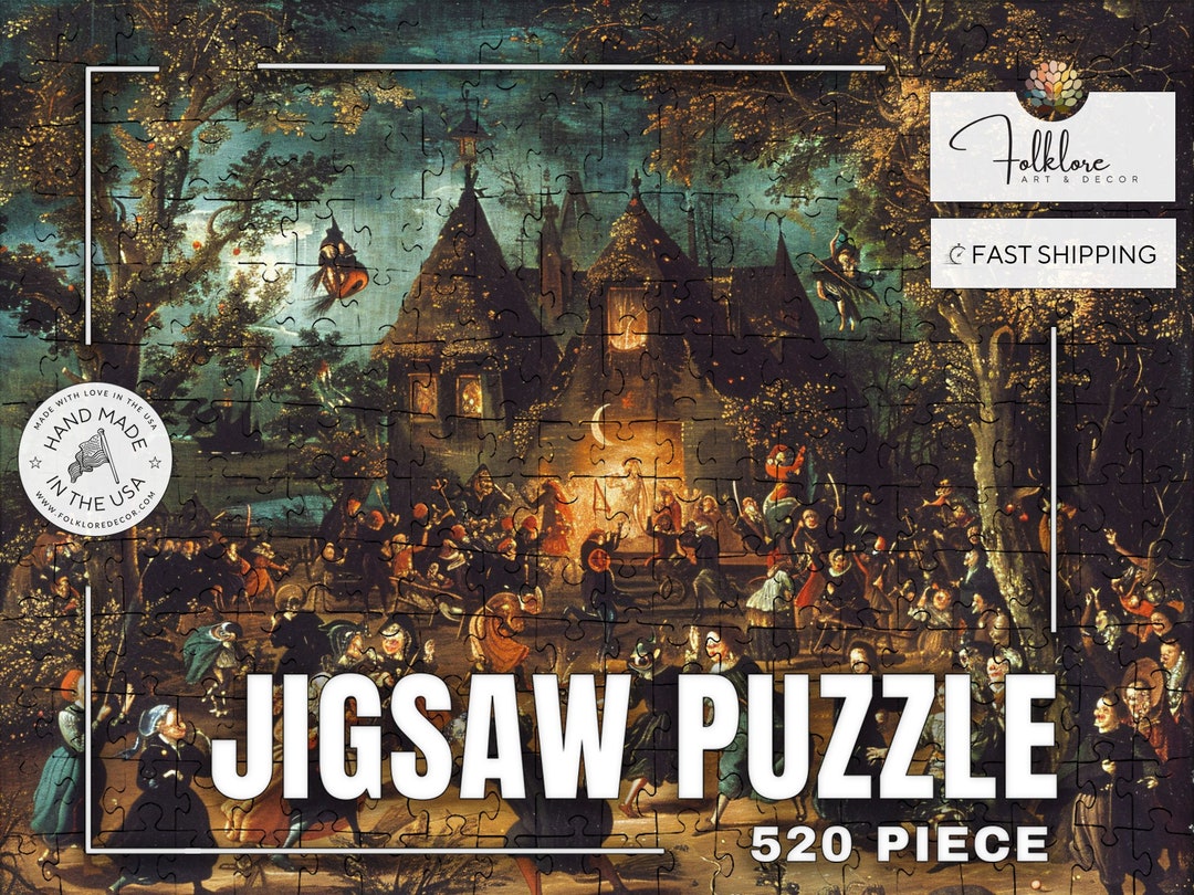 Macabre Jigsaw Puzzle, Gothic Gift Puzzle, Hard Puzzle Adults, Unique ...