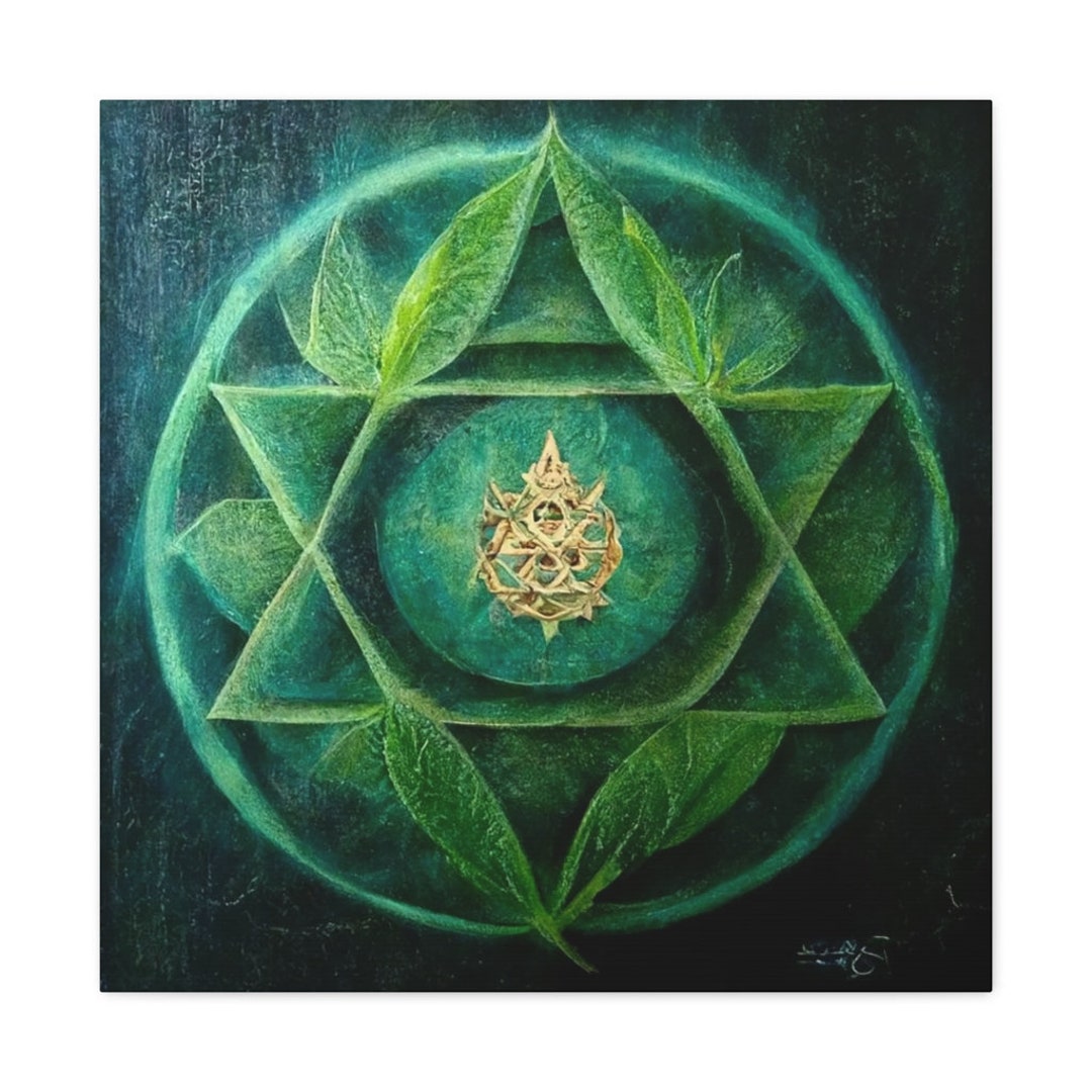 Green Shiva Yantra Wall Art Lord Shiva Wall Art Shani Yantra - Etsy