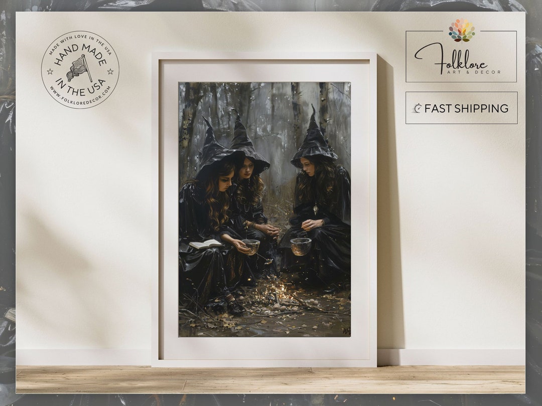 Witch Sabbath, Artful Dark Print, Artprint Gothic, Dark Aesthetics Art ...