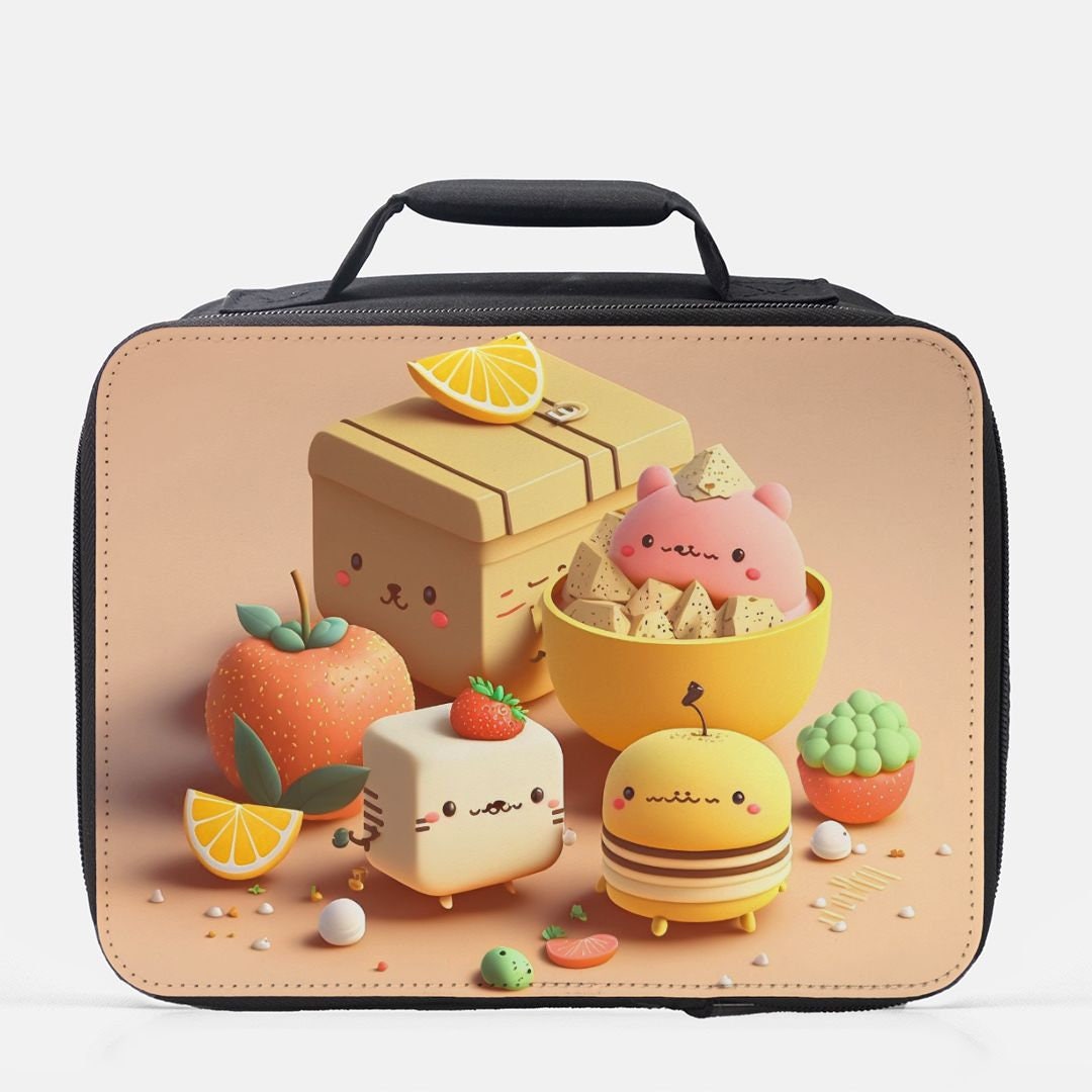 Kawaii Lunch Box for Kids Lunch Tote Insulated Preschool Lunch Box ...