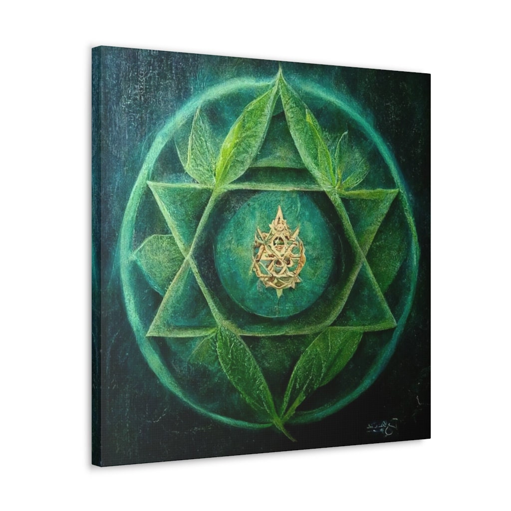 Green Shiva Yantra Wall Art Lord Shiva Wall Art Shani Yantra - Etsy UK