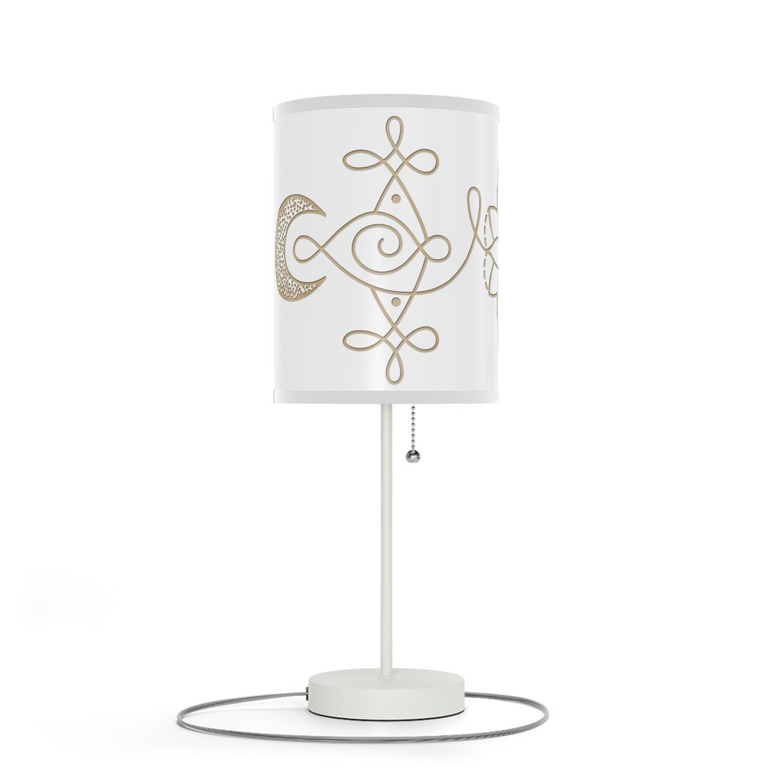 Sacred Geometry Lamp Celestial Desk Decor Dark Academia Decor Mushroom ...