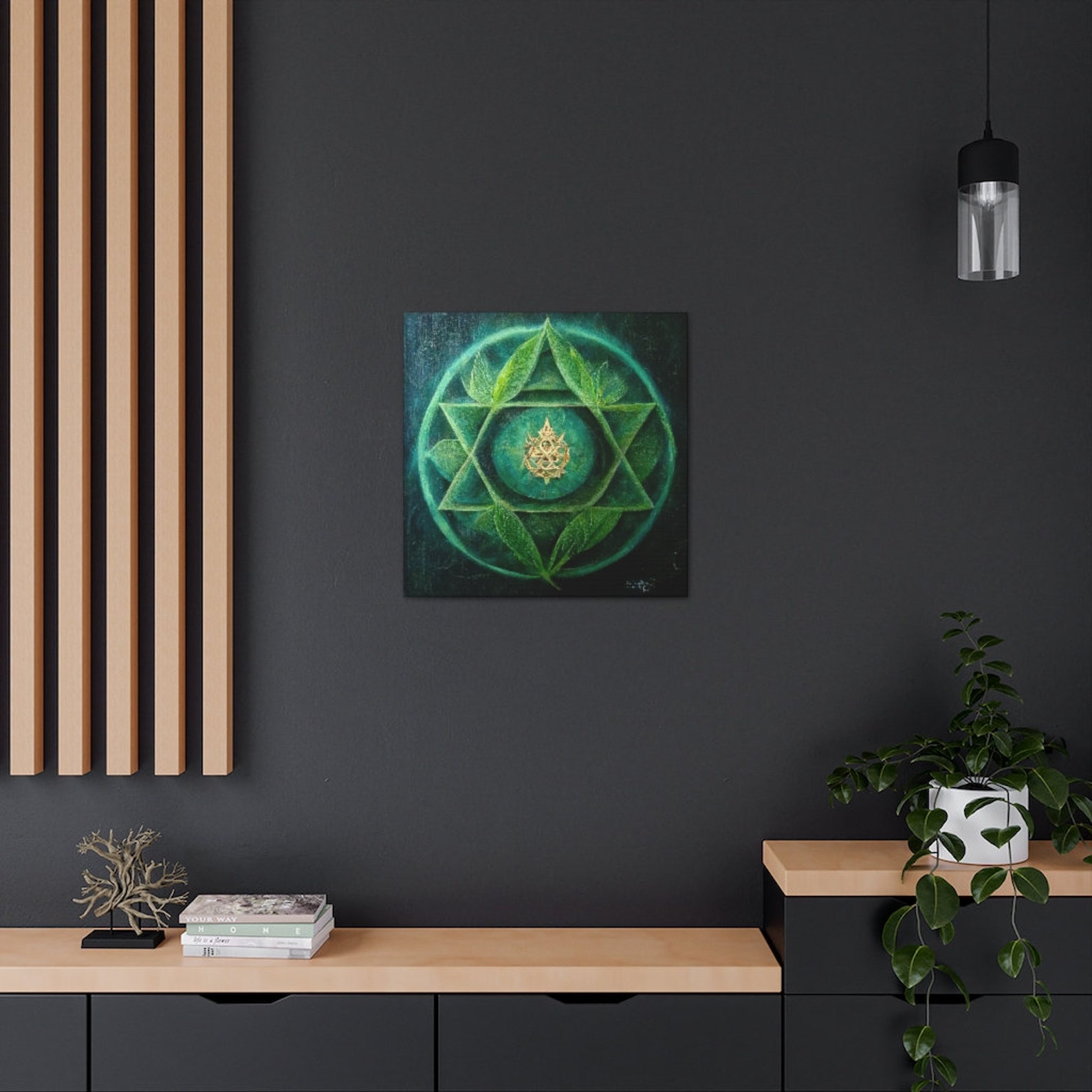 Green Shiva Yantra Wall Art Lord Shiva Wall Art Shani Yantra - Etsy UK