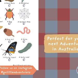 Ispy AUSTRALIAN NATURE Scavenger Hunt ~ Printable Bush Walk Activity ...