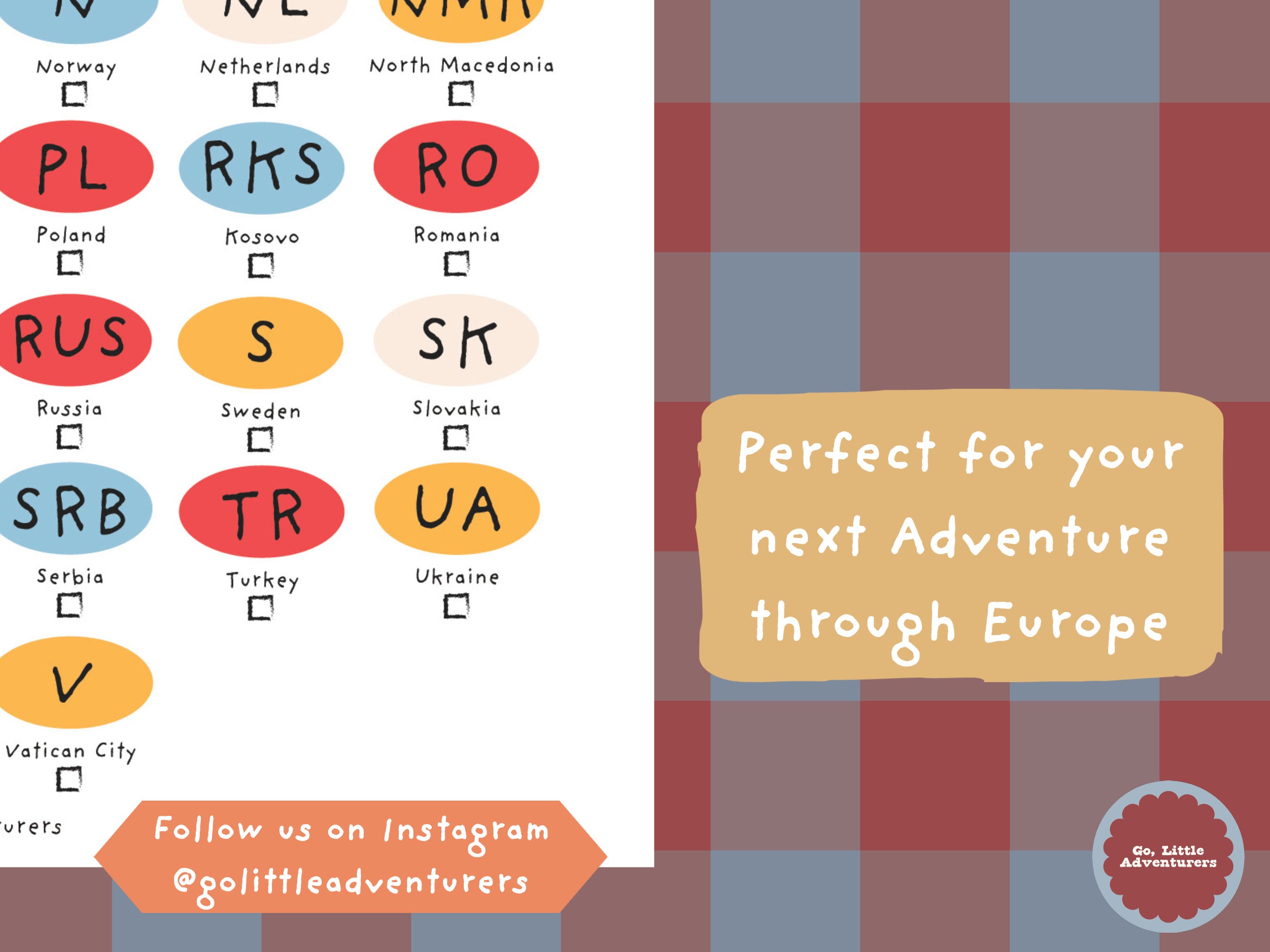 Ispy EUROPE ROAD TRIP Scavenger Hunt ~ Printable Travel Activity for ...