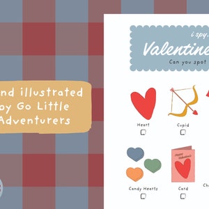 Ispy VALENTINE'S DAY Scavenger Hunt ~ Printable Seasonal Activity for ...