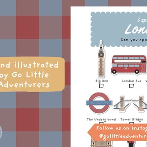 Ispy LONDON Scavenger Hunt Printable Travel Activity for - Etsy
