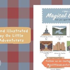 Ispy MAGICAL BRITAIN Scavenger Hunt ~ Printable Travel Activity for ...