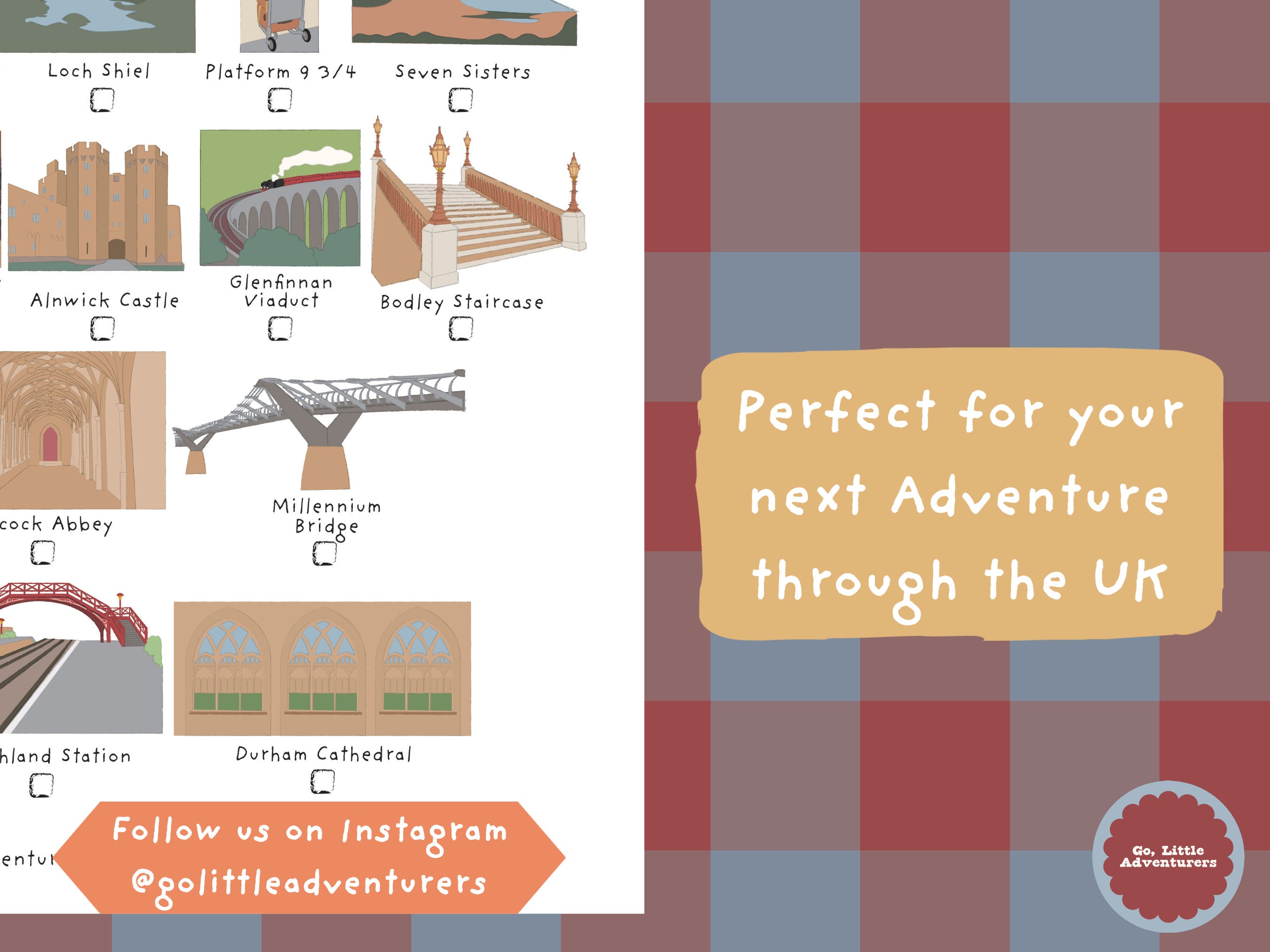 Ispy MAGICAL BRITAIN Scavenger Hunt ~ Printable Travel Activity for ...