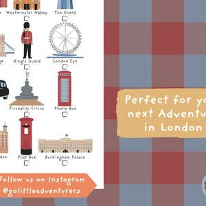 Ispy LONDON Scavenger Hunt ~ Printable Travel Activity for Kids and ...
