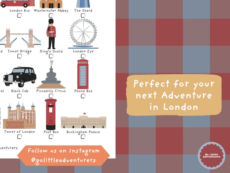 Ispy LONDON Scavenger Hunt ~ Printable Travel Activity for Kids and ...