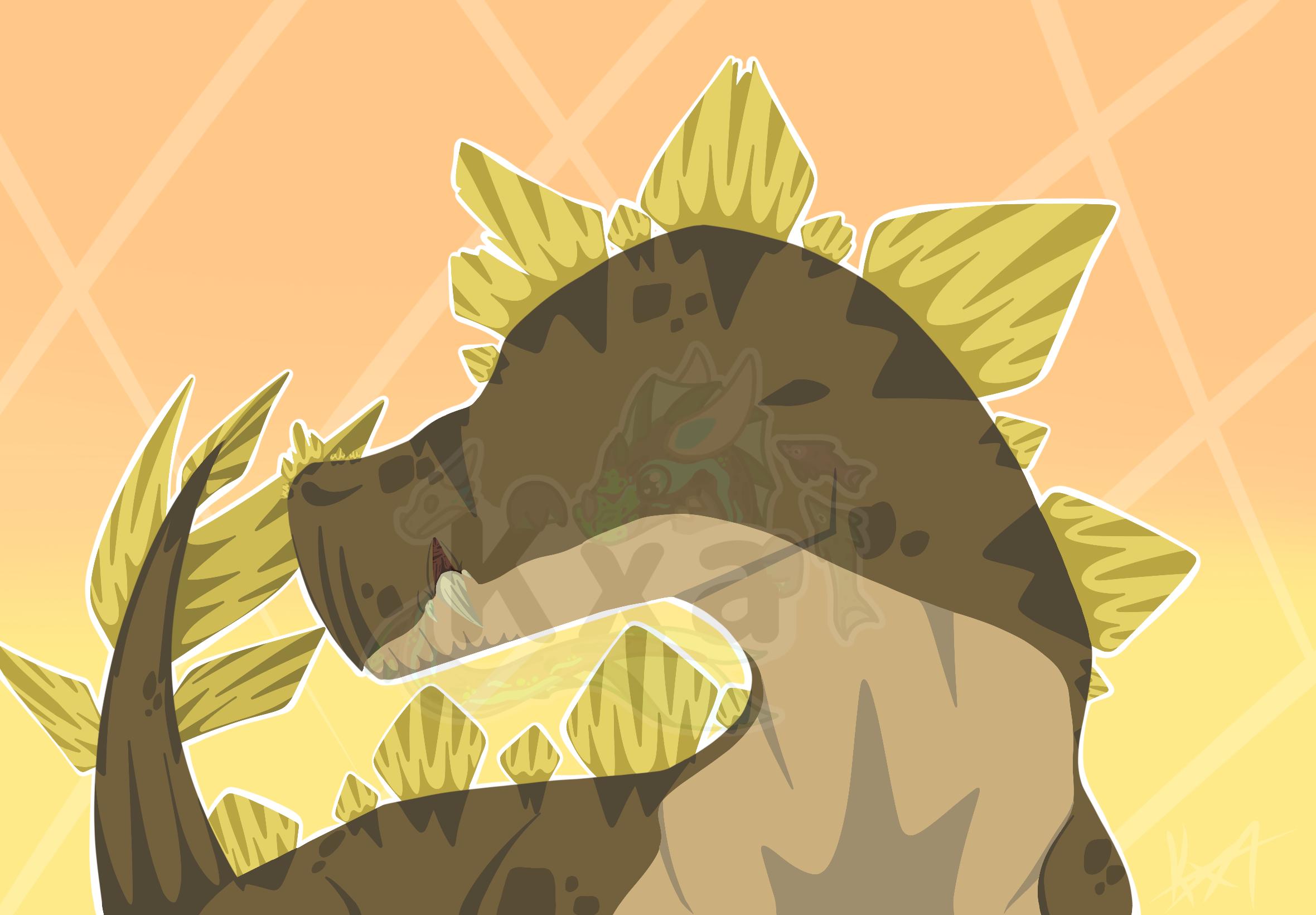 Yellow Dinosaur iPad Wallpaper/dinosaur Print - Etsy