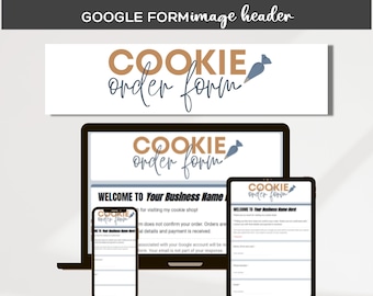 Google Forms Image Header | Sugar Cookie Request Form | Cookie Order ...